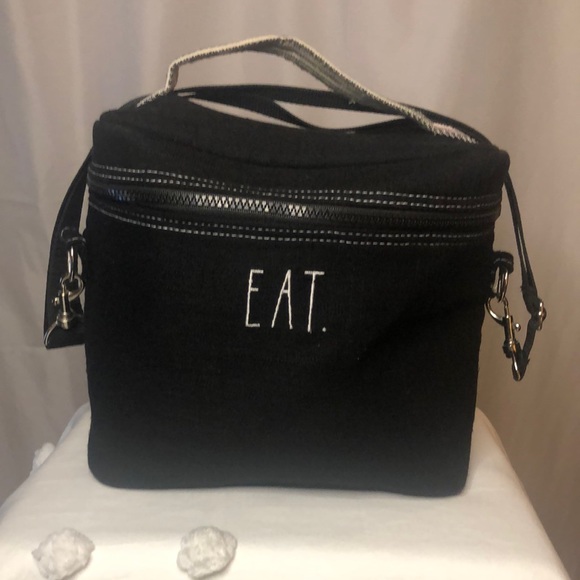 Rae Dunn | Bags | Rae Dunn Black Insulated Lunch Tote | Poshmark